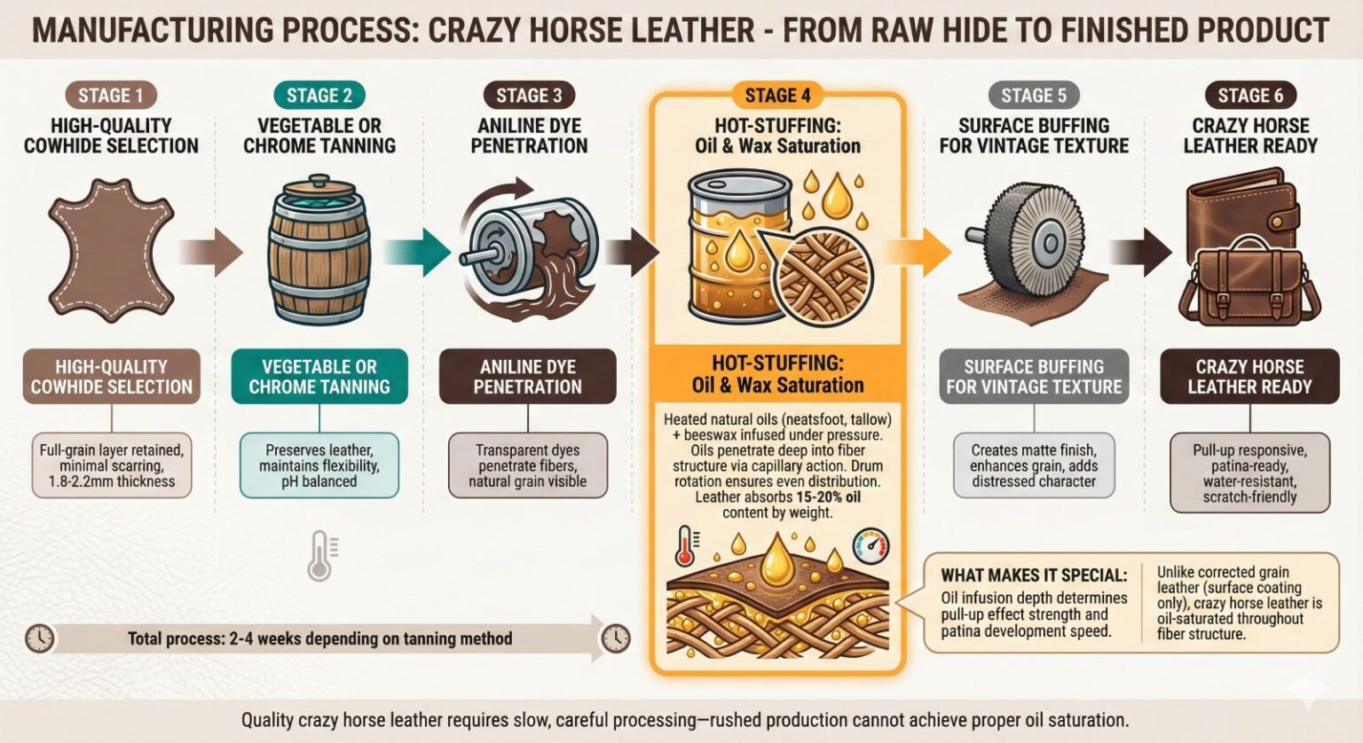Crazy Horse Leather: What It Is, Why It’s Special & How to Care for It